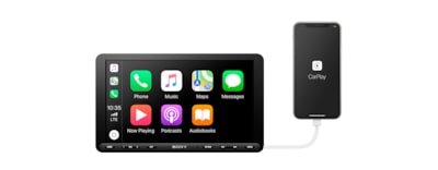 Estéreo de carro con Bluetooth® XAV-AX8000 con pantalla grande | Sony ...